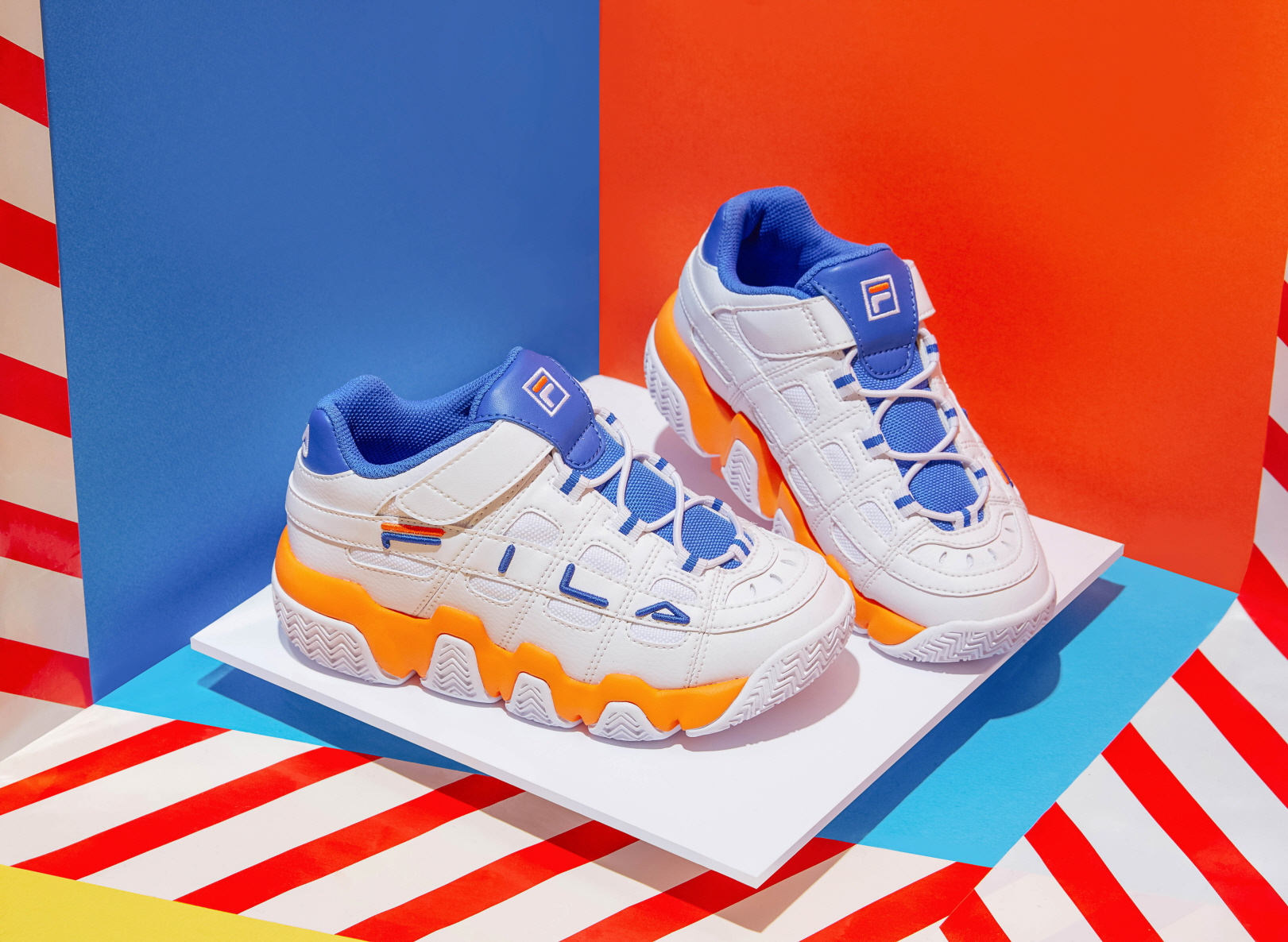 [휠라키즈] FILABARRICADEXT 97 LOW KD (FK1HTB1073X_WOR) - 현대Hmall